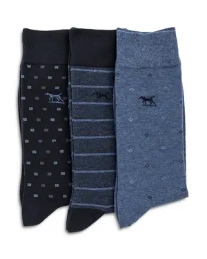 Rodd & Gunn Seacliff Dress Sock Pack - Blue Multi