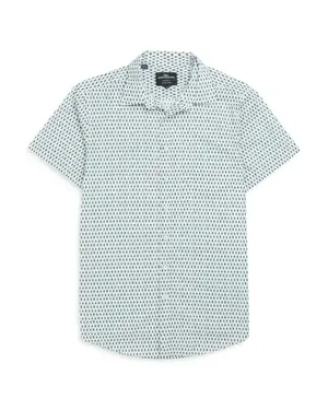 Rodd & Gunn Byron Slim Fit Short Sleeve Shirt - Avocado