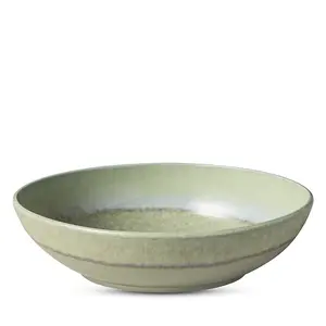 VILLEROY & BOCH Perlemor Alga Low Serving Bowl - Green