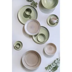 VILLEROY & BOCH Perlemor Alga Low Serving Bowl