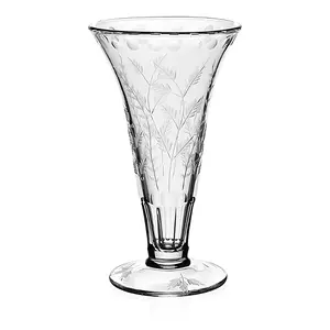 WILLIAM YEOWARD CRYSTAL Fern Footed Vase - No Color