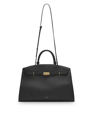 DEMELLIER The Hudson Leather Tote - Black