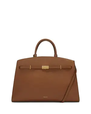 DEMELLIER The Hudson Leather Tote - Tan