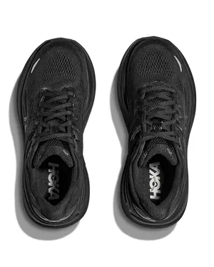 HOKA® Bondi Lace-up Sneakers - Black
