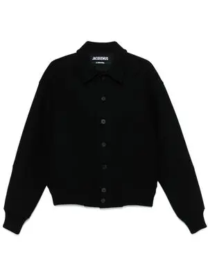 Jacquemus Le Bomber Feltro Jacket - Black