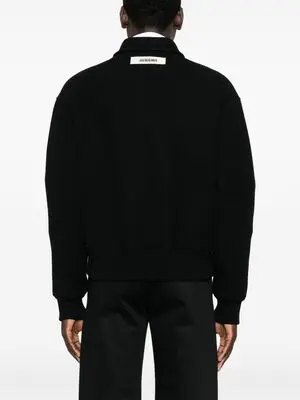 Jacquemus Le Bomber Feltro Jacket - Black
