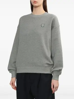 Maison Kitsuné Bold Fox Head-patch Sweatshirt - Grey