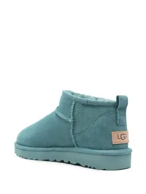 UGG Classic Ultra Mini Suede Boots - Blue