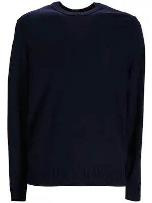 BOSS Crew Neck Sweater - 404 Blue