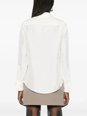 Burberry Silk Shirt - Neutrals