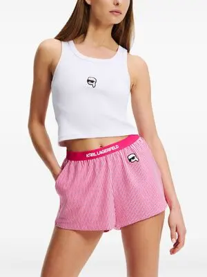 Karl Lagerfeld Ikon Cropped Top