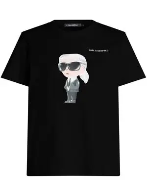 Karl Lagerfeld Printed T-shirt - Black