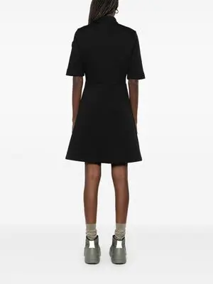 Moncler Year Of The Snake Patch Neoprene Mini Dress