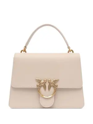Pinko Medium Love One Handbag - Neutrals