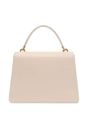 Pinko Medium Love One Handbag - Neutrals