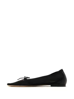 Simone Rocha Crystal-embellished Ballet Flats - Black