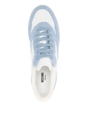 Moschino Lace-up Sneakers - Blue