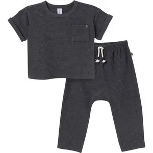 MODERN MOMENTS™ BY GERBER Shirt & Pant Set - Charcoal Heather