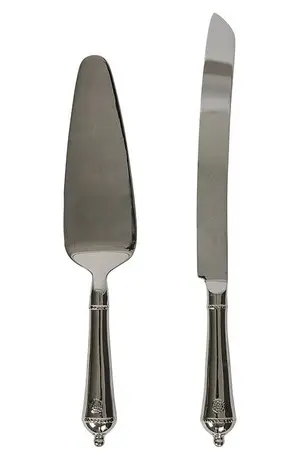 JULISKA Berry & Thread Cake Knife & Servier Set - Polished