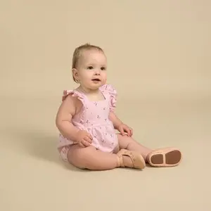 MODERN MOMENTS™ BY GERBER Sun Romper - Pink Cherries