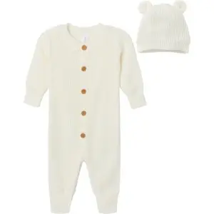 MODERN MOMENTS™ BY GERBER Romper & Hat Set - Ivory