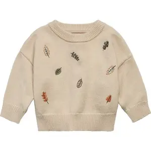 MODERN MOMENTS™ BY GERBER Embroidered Sweater - Leaves