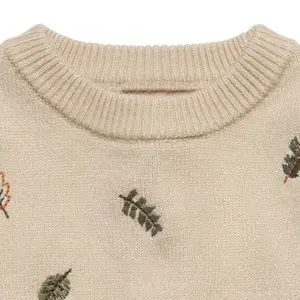 MODERN MOMENTS™ BY GERBER Embroidered Sweater - Leaves