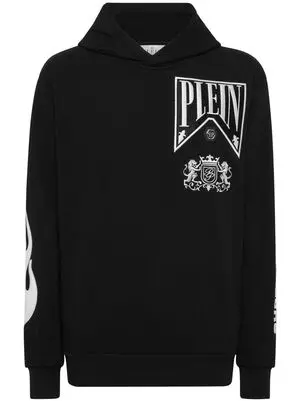 Philipp Plein Flame Racing Hoodie