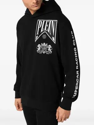 Philipp Plein Flame Racing Hoodie