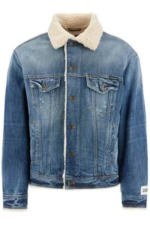 Dolce & Gabbana Denim And Teddy Re E