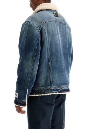 Dolce & Gabbana Denim And Teddy Re E
