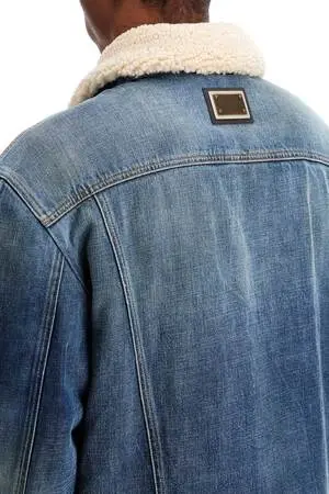 Dolce & Gabbana Denim And Teddy Re E