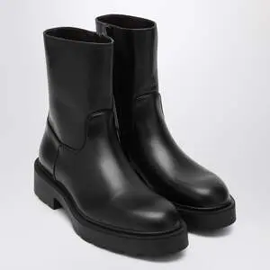 THE ROW Nobilis Leather Ankle Boots