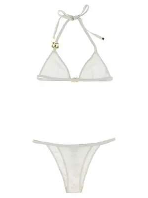 Dolce & Gabbana Dg' One-piece Swimsuit - White