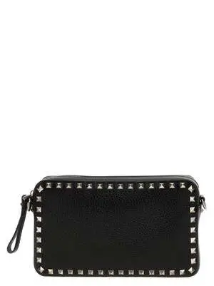 Valentino Garavani Rockstud Shoulder Bag - Black