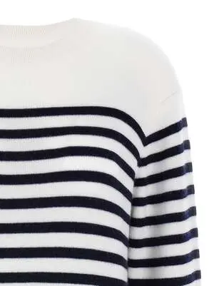 Khaite Viola Striped Cashmere Sweater