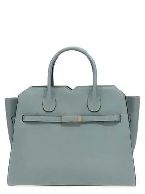 VALEXTRA Milano Medium Handbag - Gray