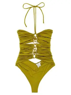 Elisabetta Franchi Chain One-piece Swimsuit - Green