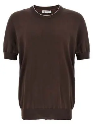 Brunello Cucinelli Knitted T Shirt
