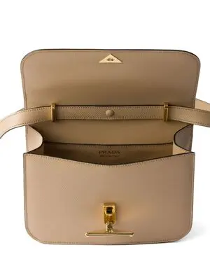 Prada Embleme Shoulder Bag - Neutrals