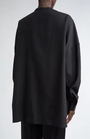 Rick Owens Lido Larry Virgin Wool Shirt