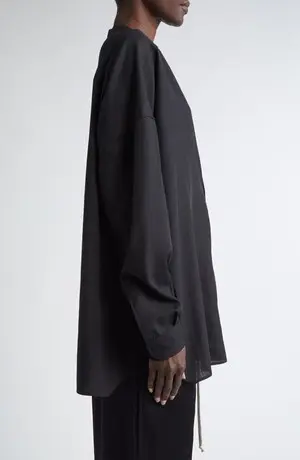 Rick Owens Lido Larry Virgin Wool Shirt