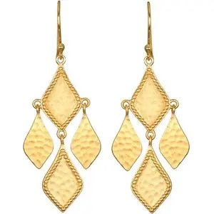 SATYA JEWELRY Chandelier Drop Earrings - Gold