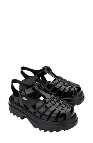 Melissa Possession Platform Ii Sandal - Black