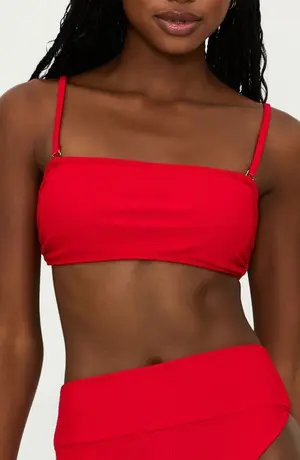Beach Riot Kelsey Bikini Top - Red