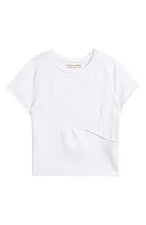 Free People Protagonist Crop Tee - Ivory