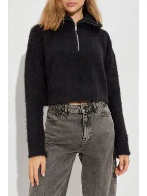 Sportmax Half-zip Alpaca Wool-blend Sweater