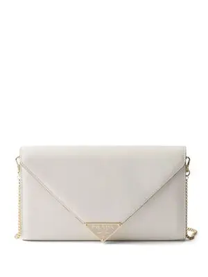Prada Saffiano Leather Mini Bag - Neutrals