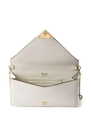 Prada Saffiano Leather Mini Bag - Neutrals