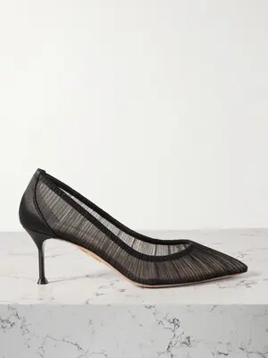 Aquazzura Textured Pumps